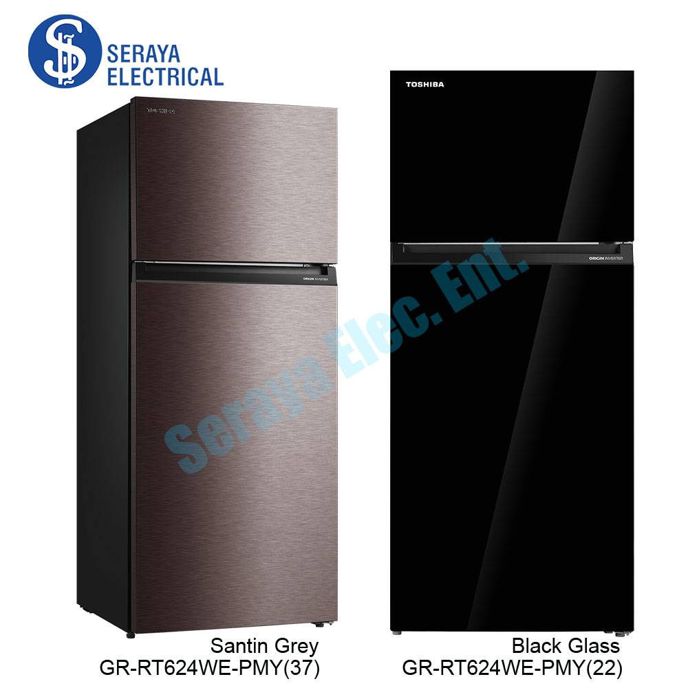 Toshiba 530L 2-Doors AirFall Cooling Origin Inverter Refrigerator GR ...