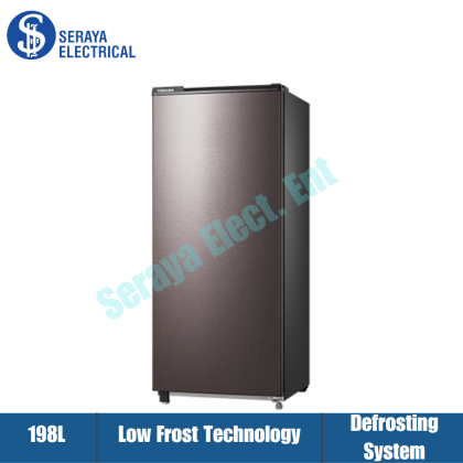 Toshiba 198L Single Door Refrigerator GRRD247CMDMY37 (Satin Grey)
