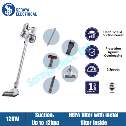 Cornell 2 in 1 Cordless Handstick Vacuum Cleaner (DC MOTOR) CVCCS1201X