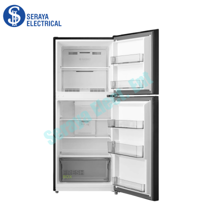 Midea 240L Two Door Refrigerator MDRT306MTB30 (Black)