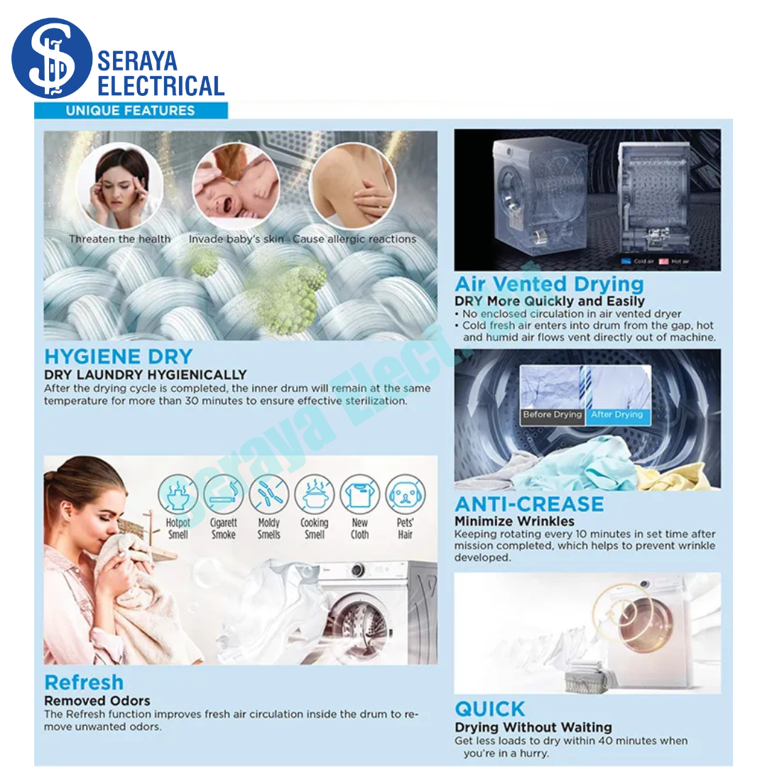 Midea 7.0KG Dryer MD100A70