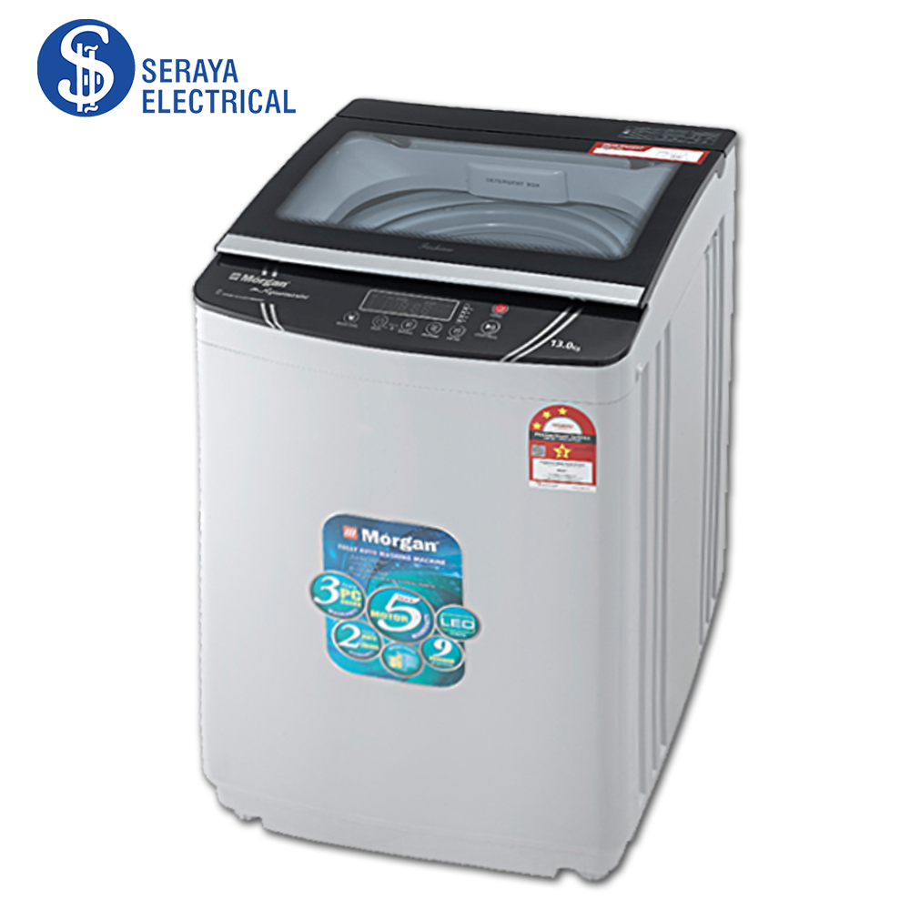 Morgan 13KG Fully Auto Washing Machine MWM-13 (Aquamarine Series)