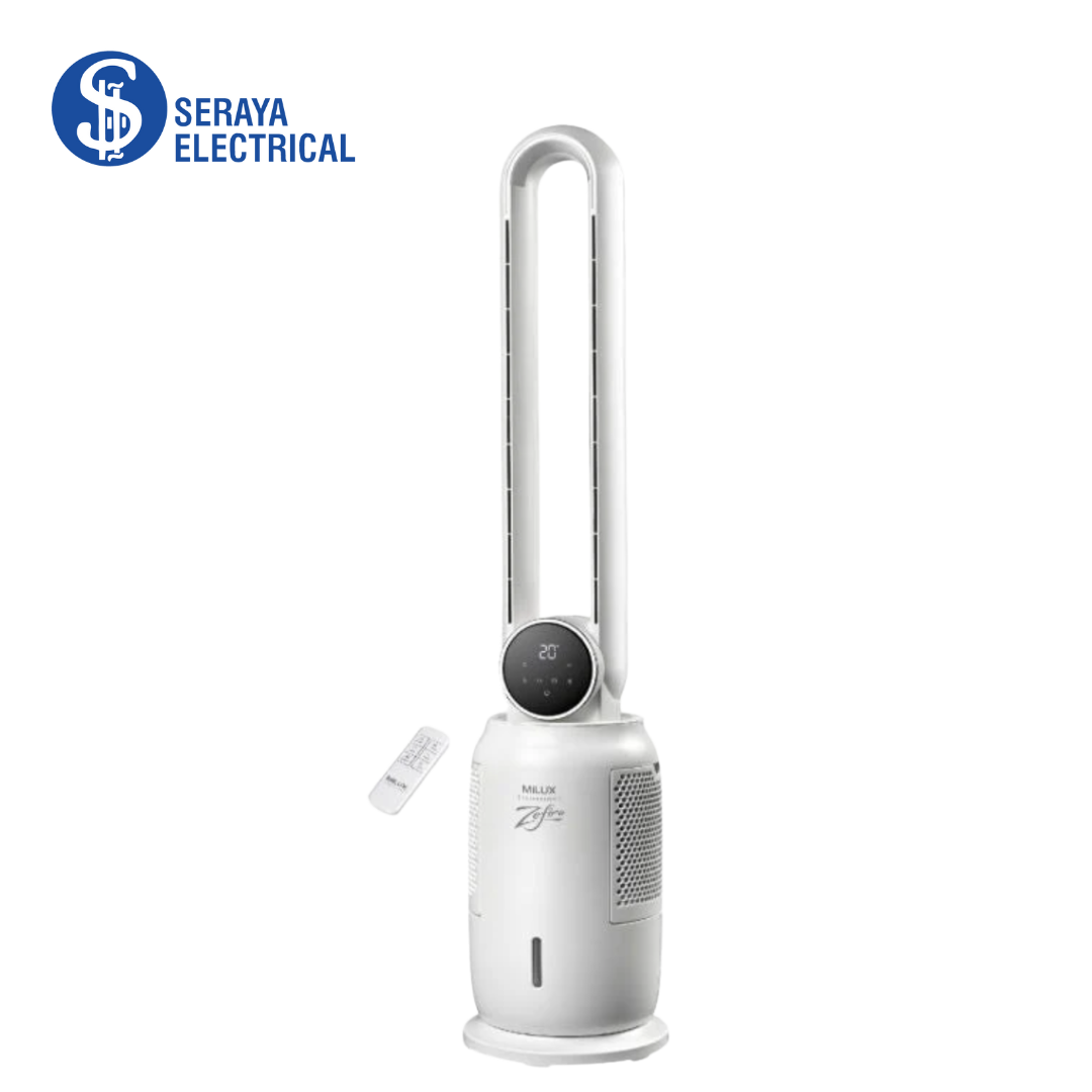 Milux R/Control Bladeless Fan with Air Cooler MBF35AC